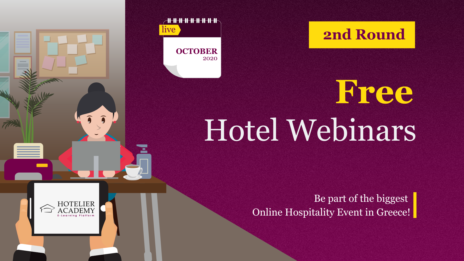 Free hotel webinars: October marks the second round of hotelier academy ...
