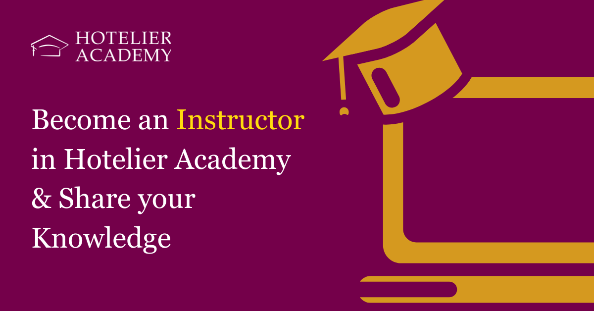 Become an Instructor - Hotelier Academy